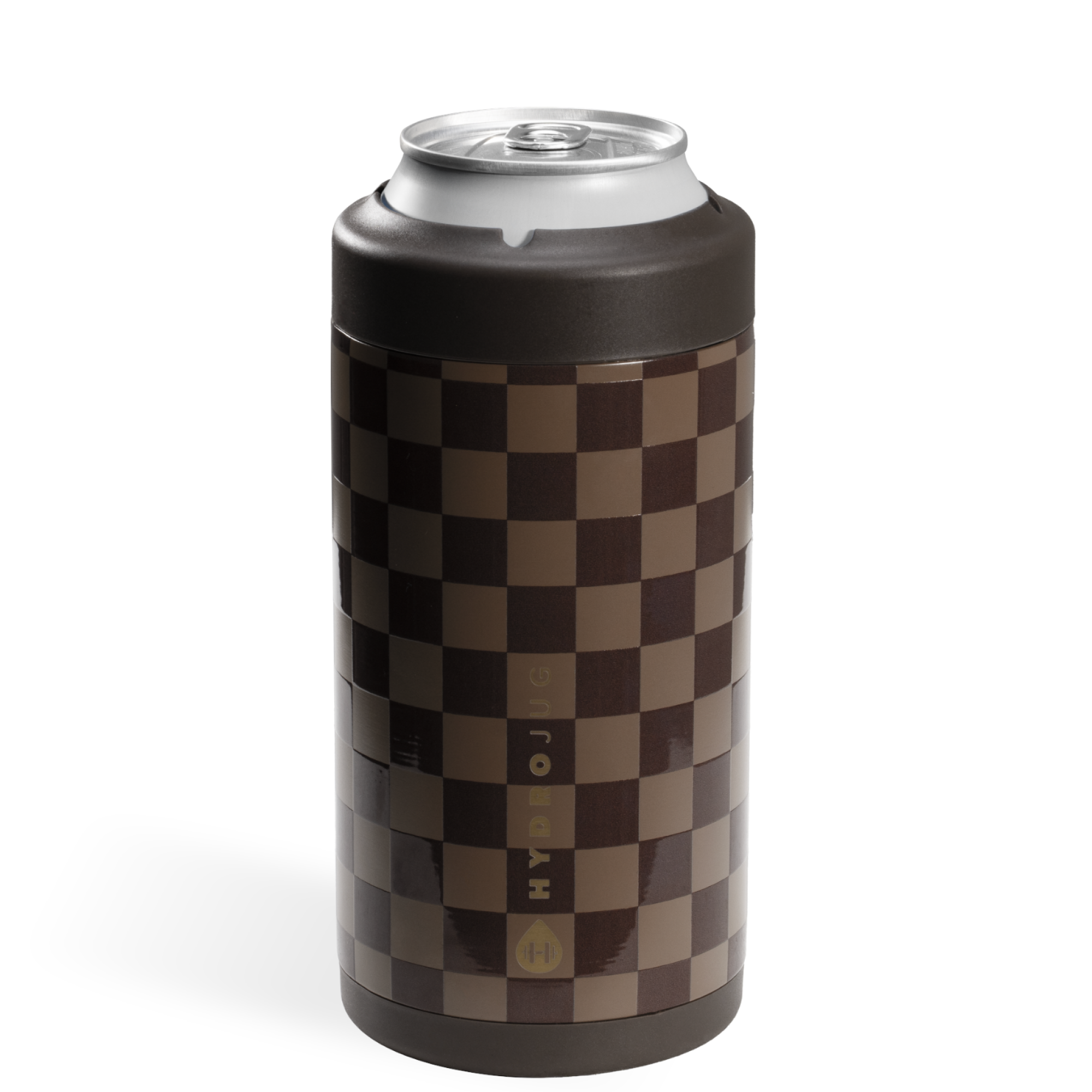 HydroJug Can Cooler 16oz - Autumn Checkers