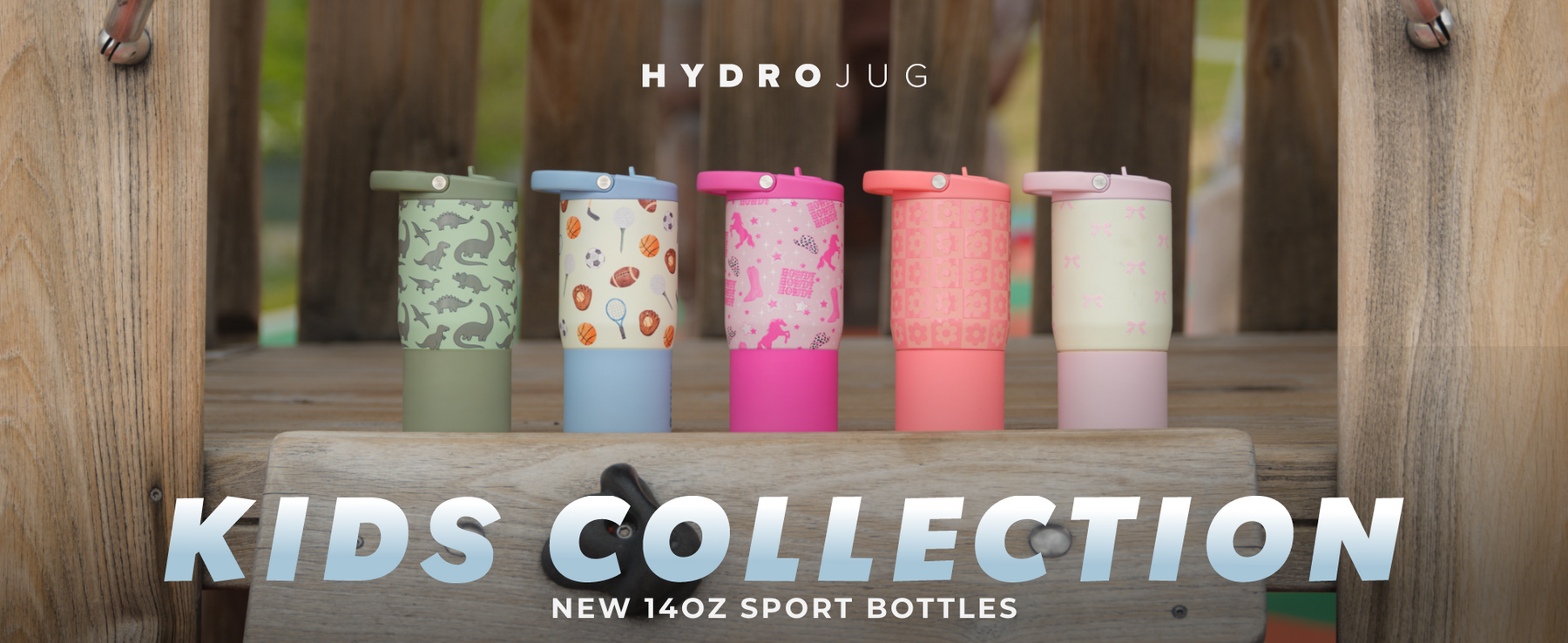 HydroJug Sport 14oz – Dinosaur Kids Water Bottle