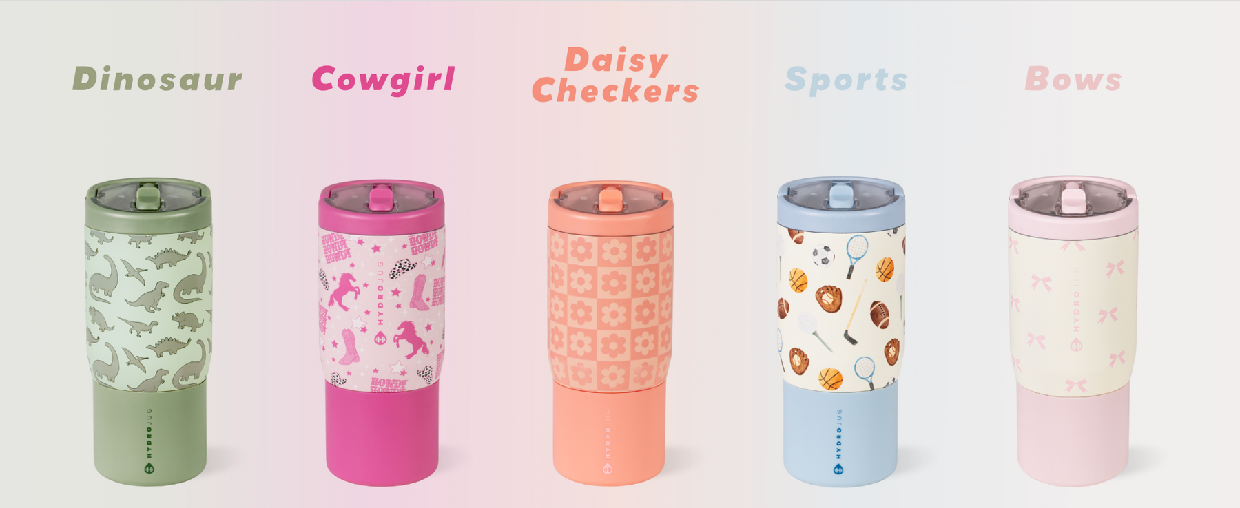 HydroJug Sport 14oz – Bows Kids Water Bottle