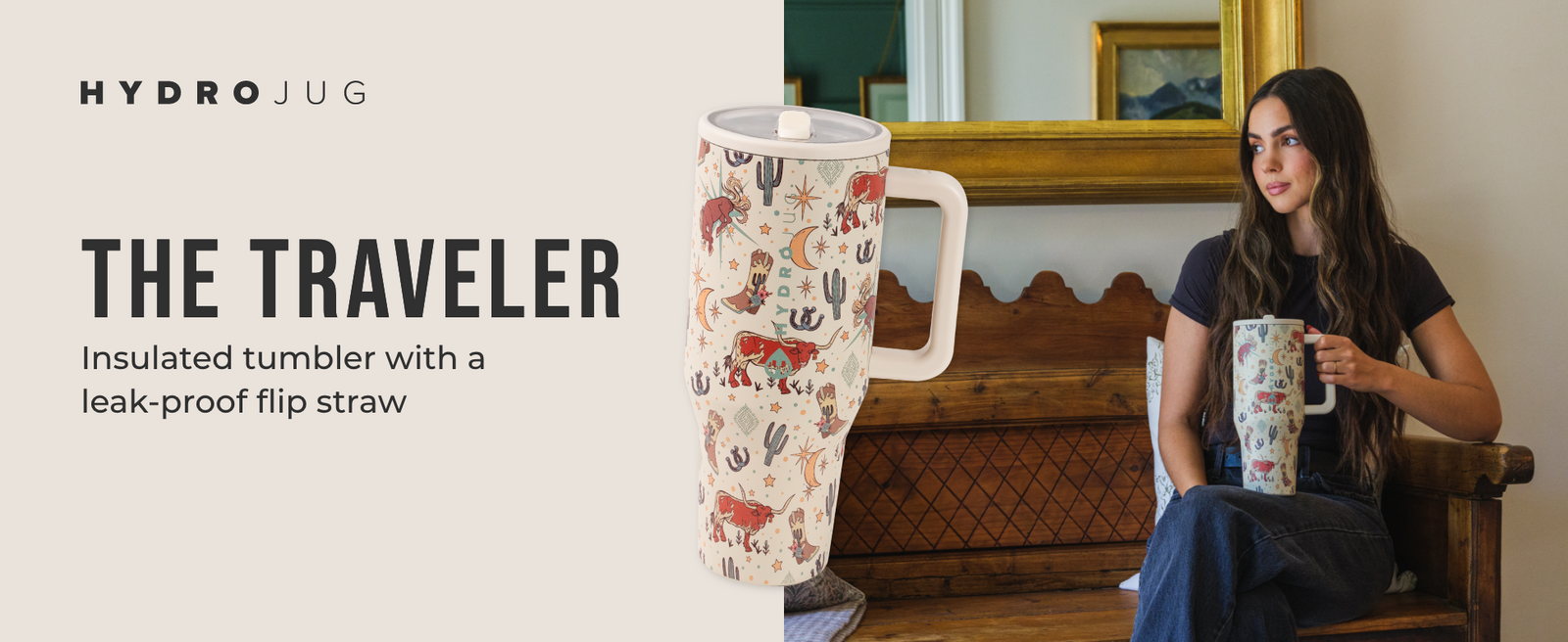 HydroJug Traveler 40oz – Camo Insulated Tumbler