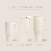 HydroJug Sport 32oz – Cream Water Bottle