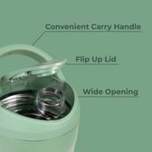HydroJug Insulated Shaker Bottle 24oz – Sage