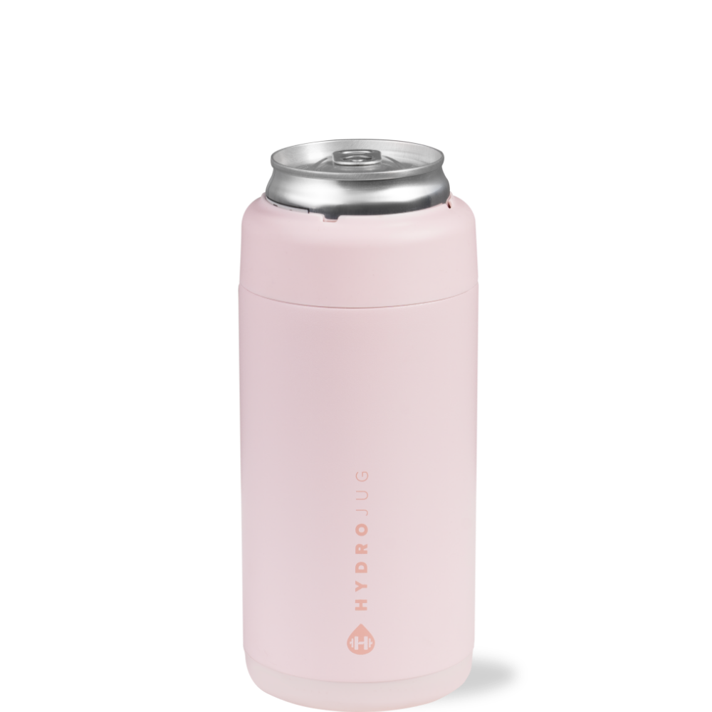 HydroJug Slim Can Cooler 12oz – Pink Sand