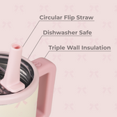 HydroJug Traveler 20oz – Bows Kids Insulated Tumbler